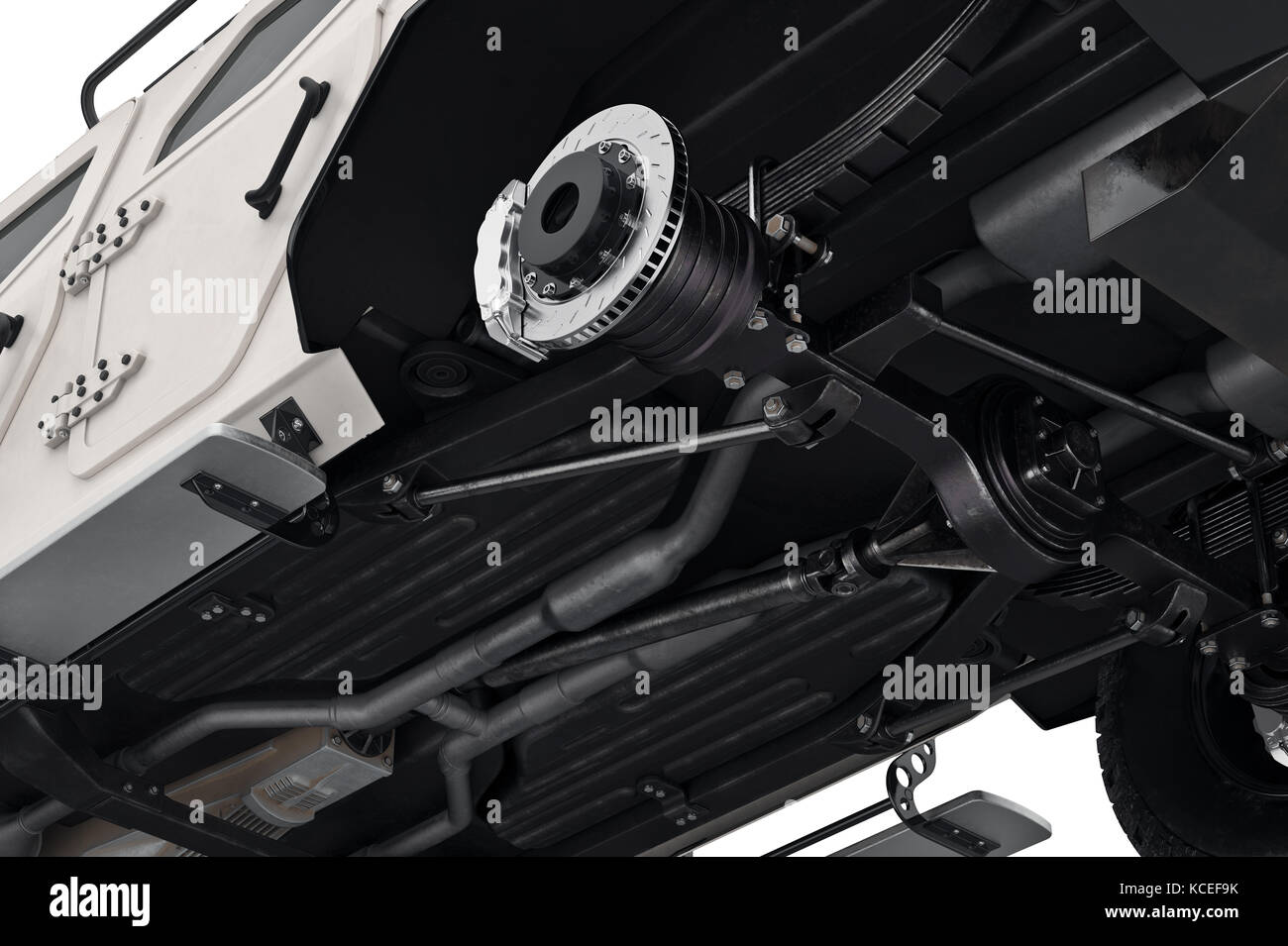 Car crossover bottom, close view Stock Photo - Alamy