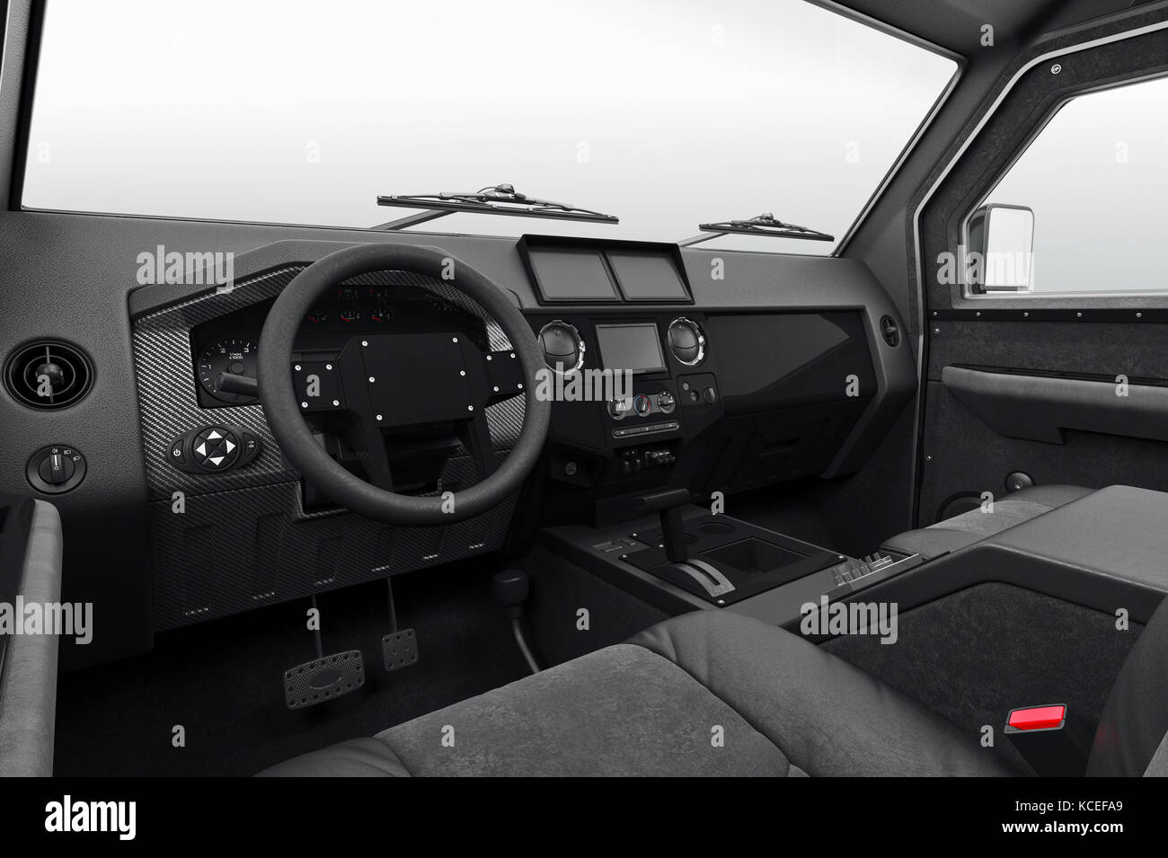 Car interior dashboard steering Stock Photo - Alamy