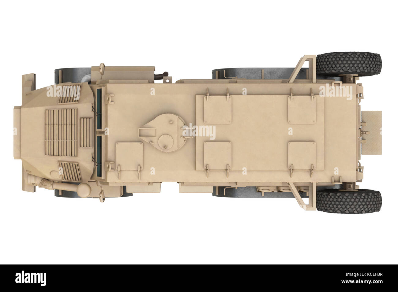 Truck military transportation, top view Stock Photo - Alamy