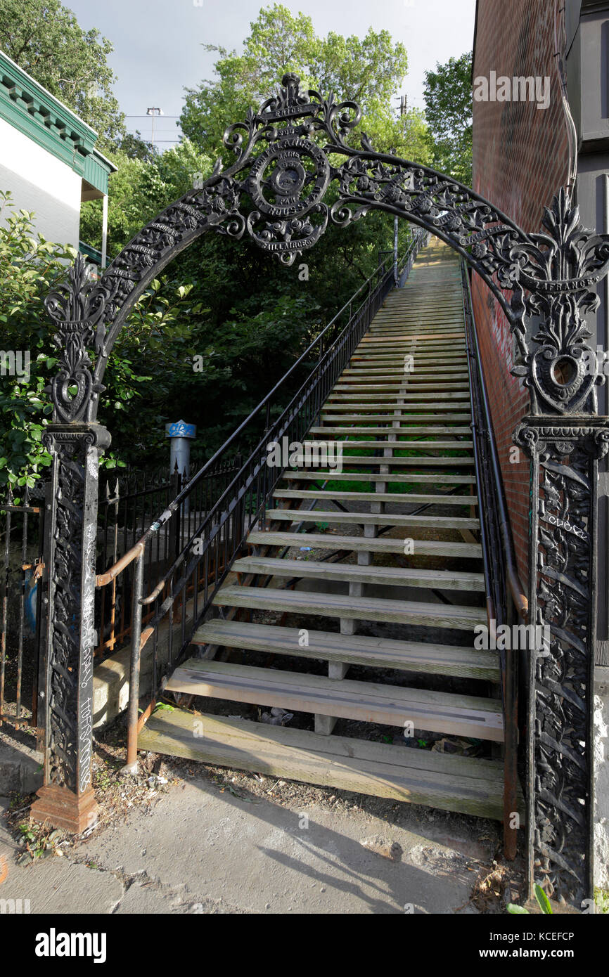 Vieux quebec stairs High Resolution Stock Photography and Images - Alamy