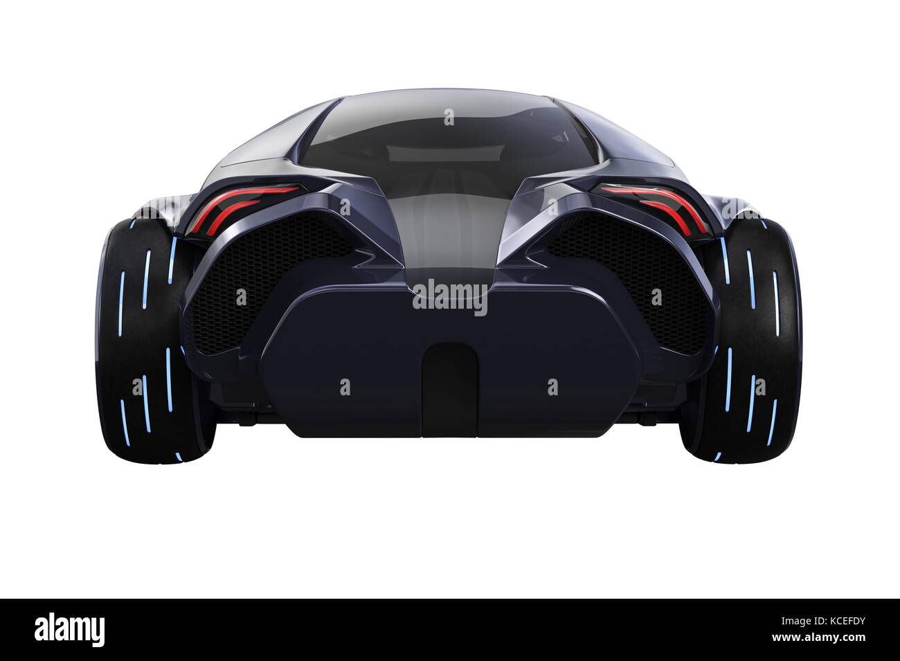 Car concept modern vehicle, back view Stock Photo - Alamy