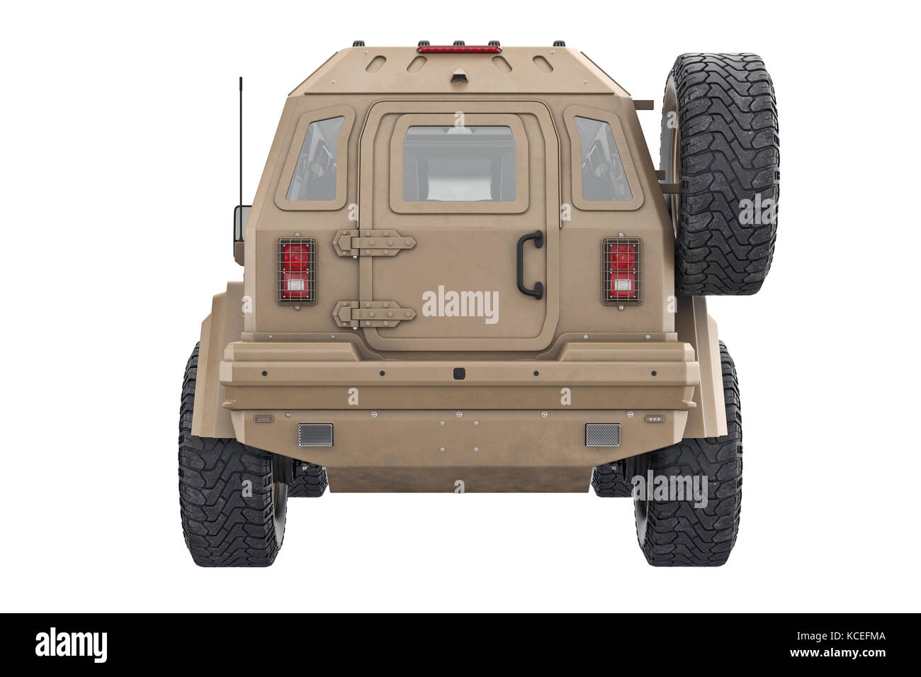 Suv car, back view Stock Photo - Alamy