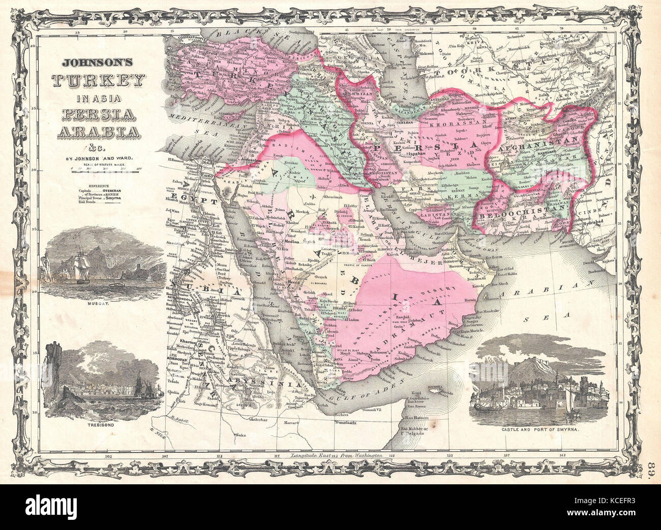 Old arabia map hi-res stock photography and images - Alamy