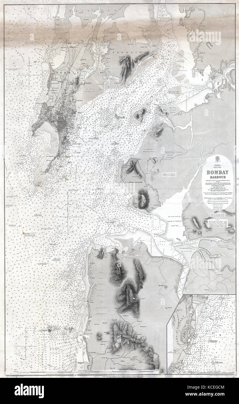 Mumbai map hi-res stock photography and images - Alamy