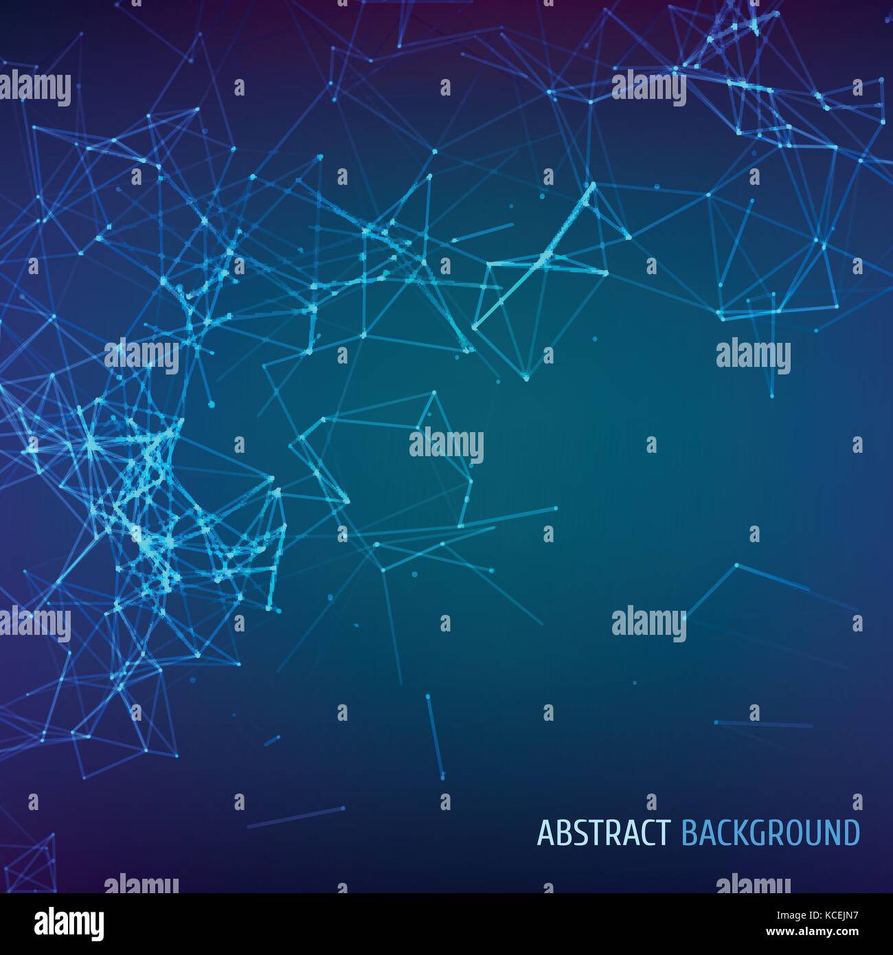 Abstract vector particles and lines Stock Vector Image & Art - Alamy