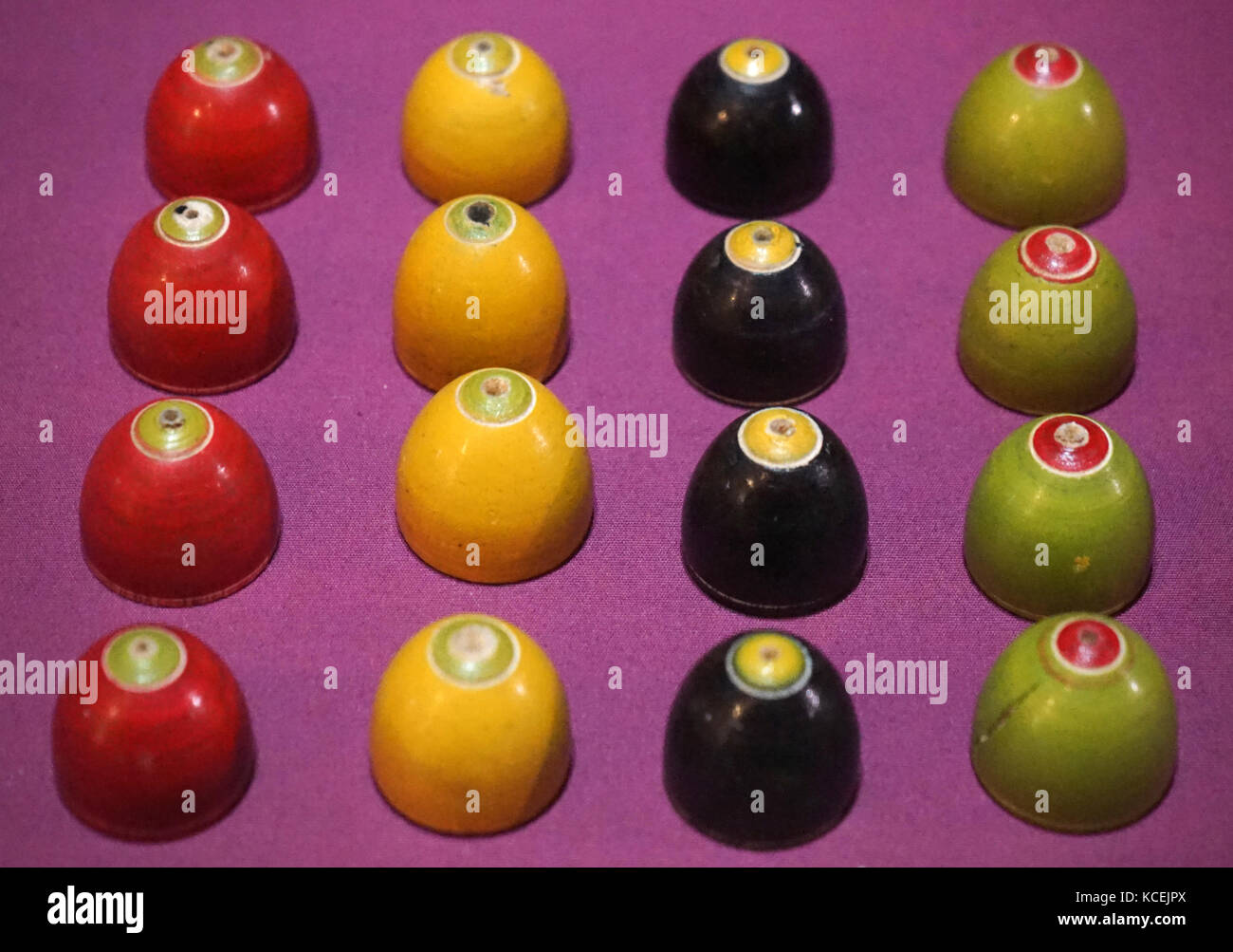 counters from a game called Pachesi or chappa. These were collected in ...