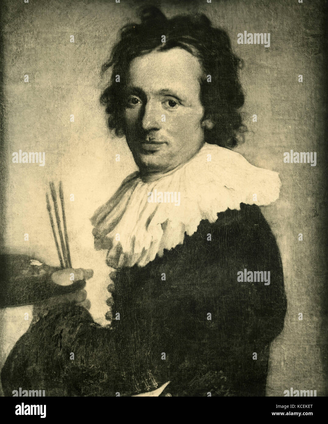 Self-portrait of Salvatore Rosa Stock Photo - Alamy