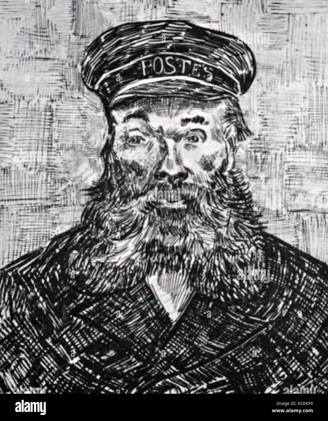 Painting titled 'Portrait of the Postman Joseph Roulin' by Vincent van ...