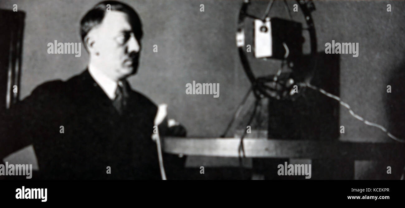 Photograph of Adolf Hitler (1889-1945) Austrian-born German politician ...