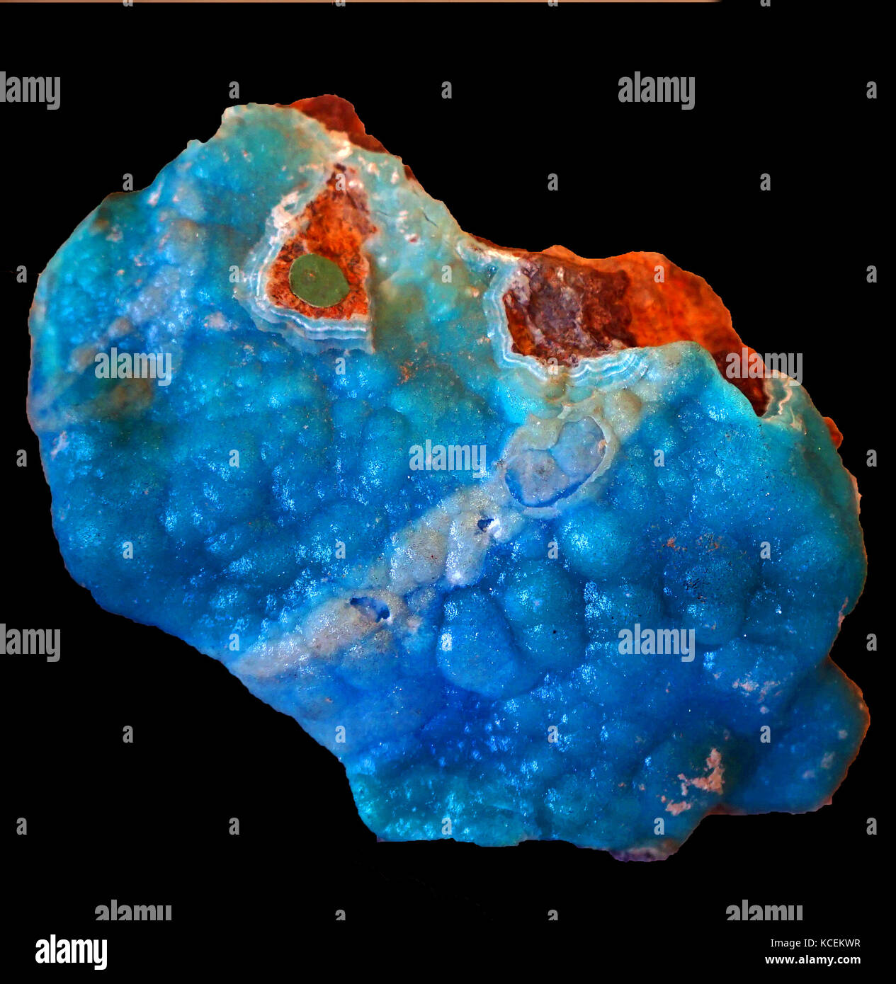 Sample of Amazonite a green variety of microcline feldspar. Dated 20th ...