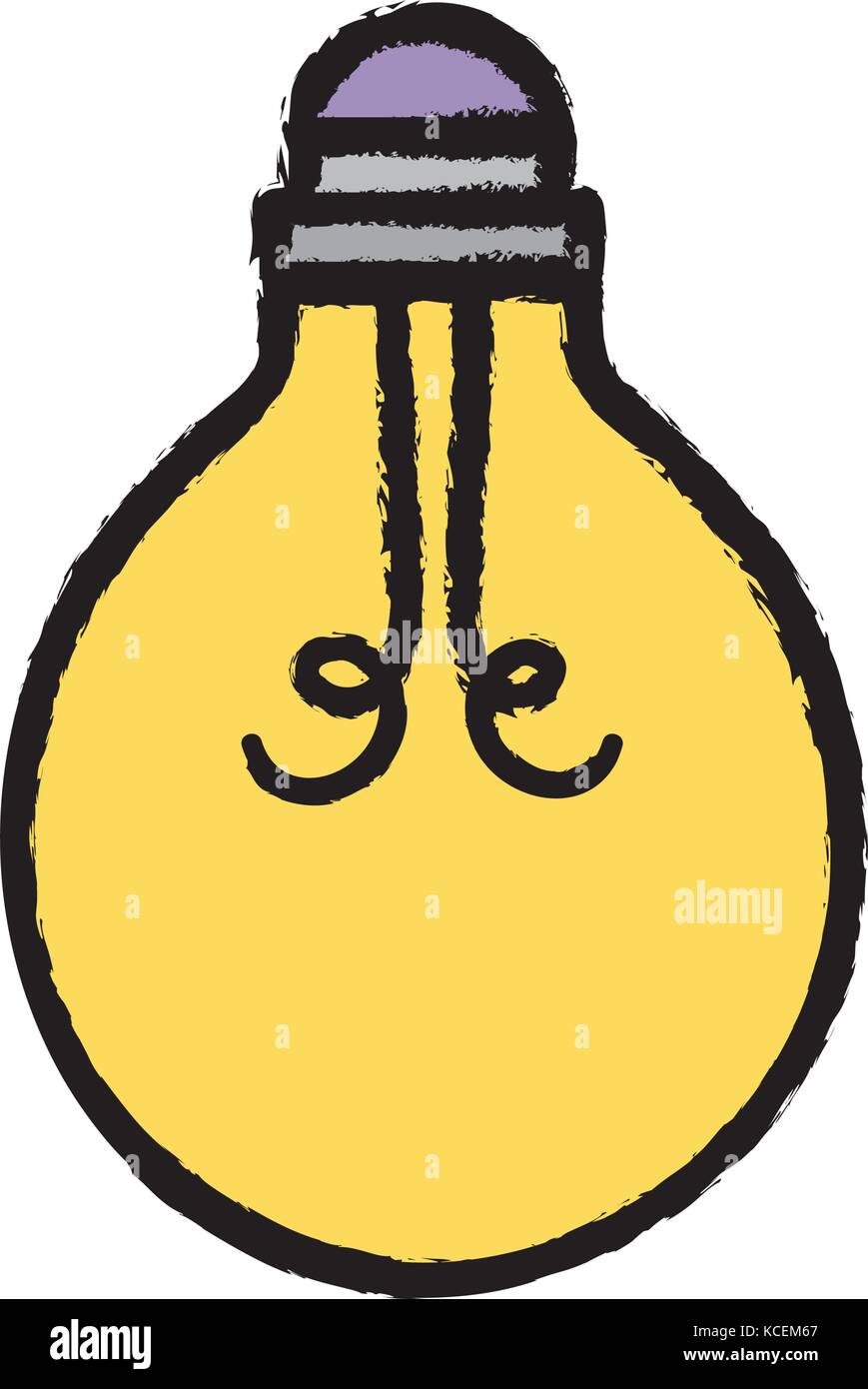 light bulb energy object icon Stock Vector Image & Art - Alamy