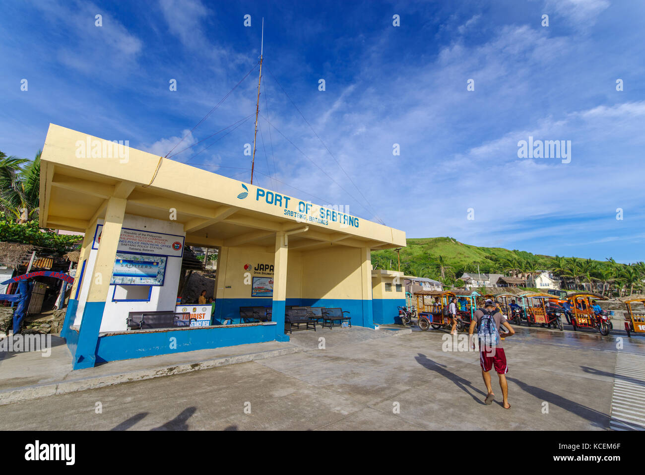 Sep 21, 2017 Tourist waiting boat at Sabtang Port, Batanes ...