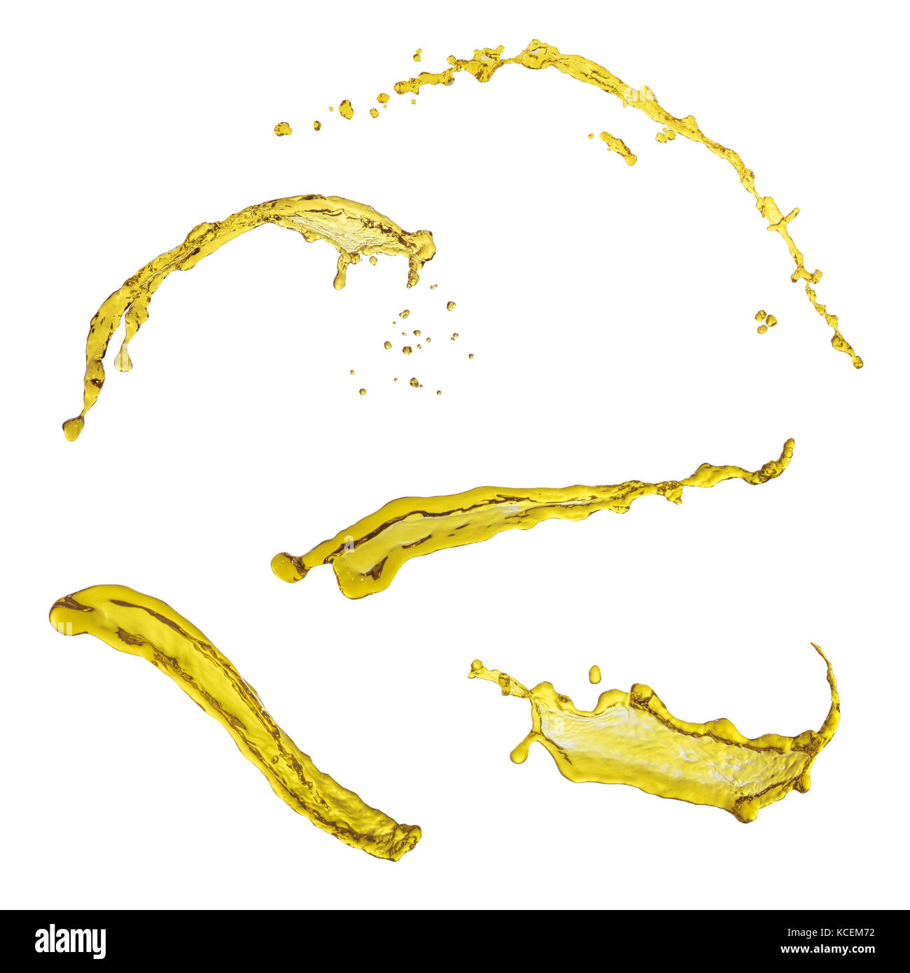 Beautiful collection of isolated engine oil over white background Stock ...