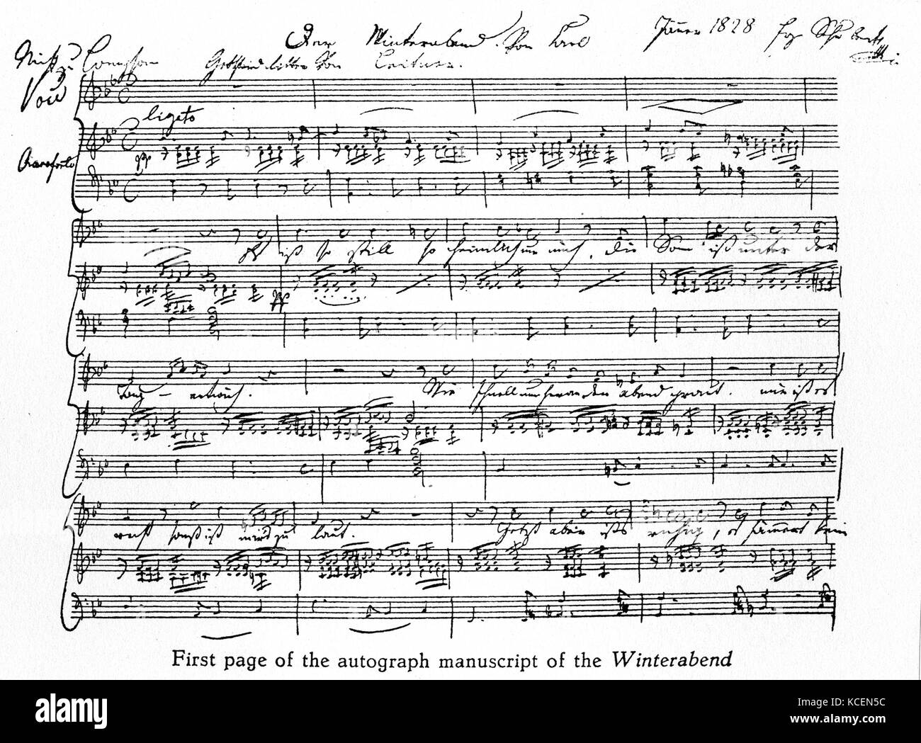 Schubert hi-res stock photography and images - Alamy