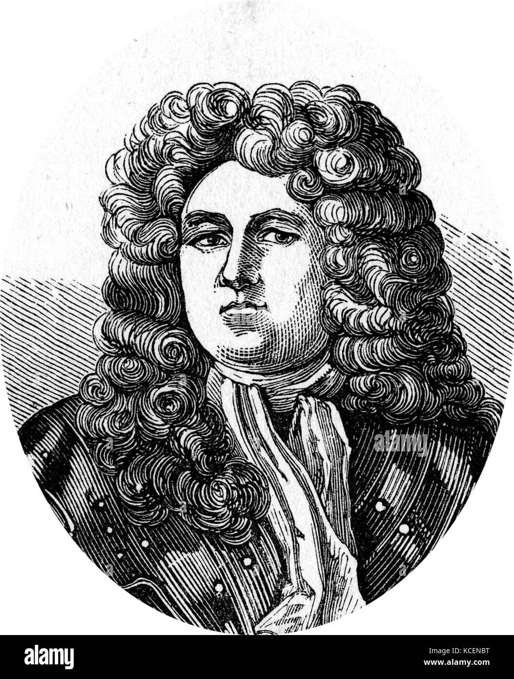 Portrait of Cloudesley Shovell (1650-1707) an English naval officer ...