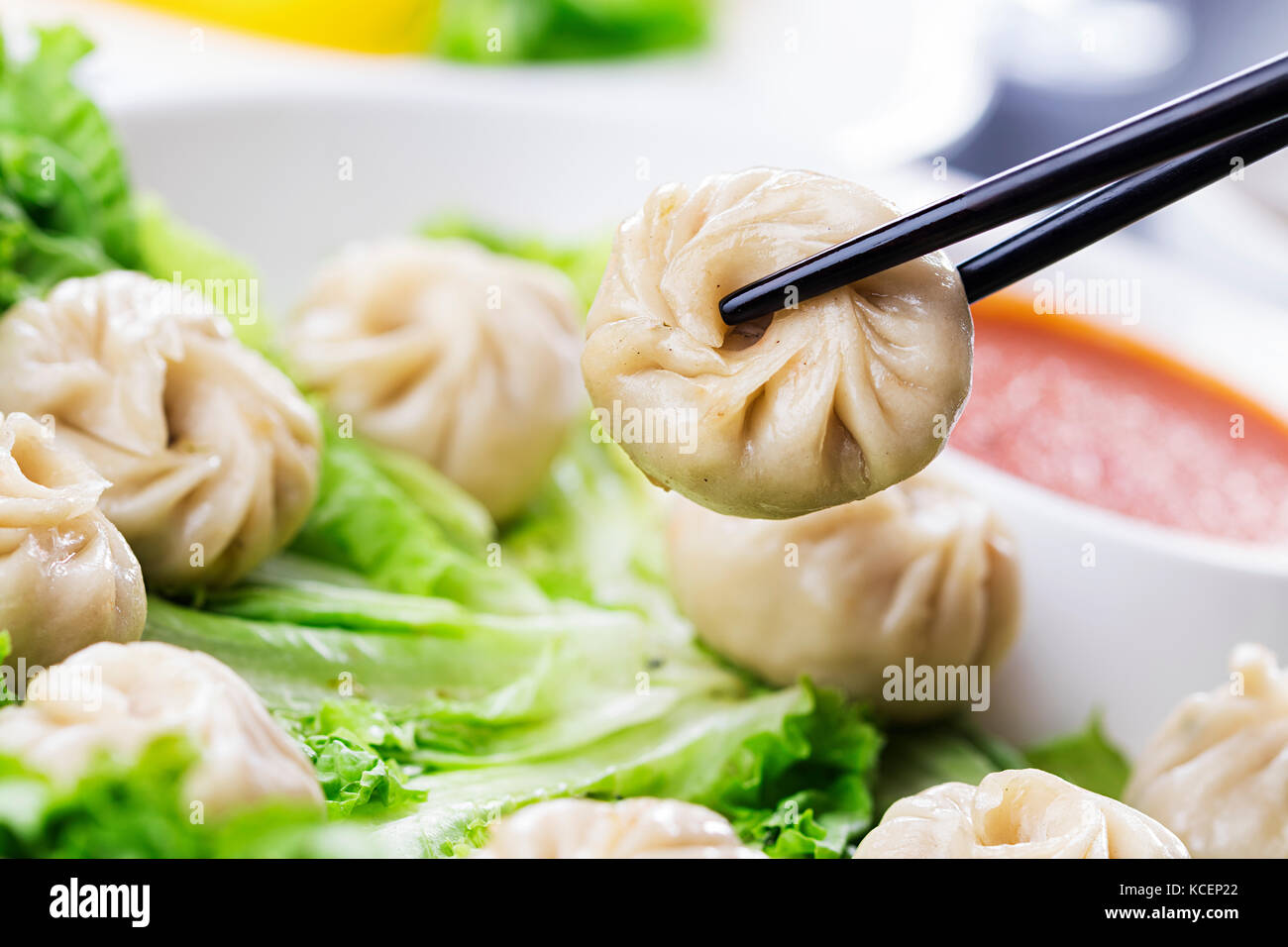 Chinese food Chopsticks Cooked Cuisine Delicious Holding Momo Nobody ...