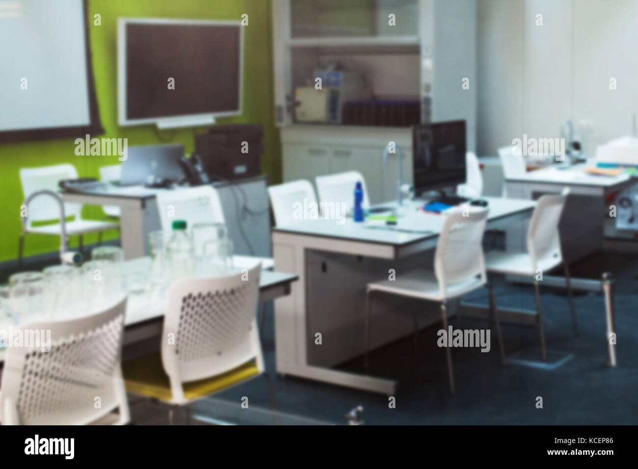 Image of study room for chemistry Stock Photo - Alamy