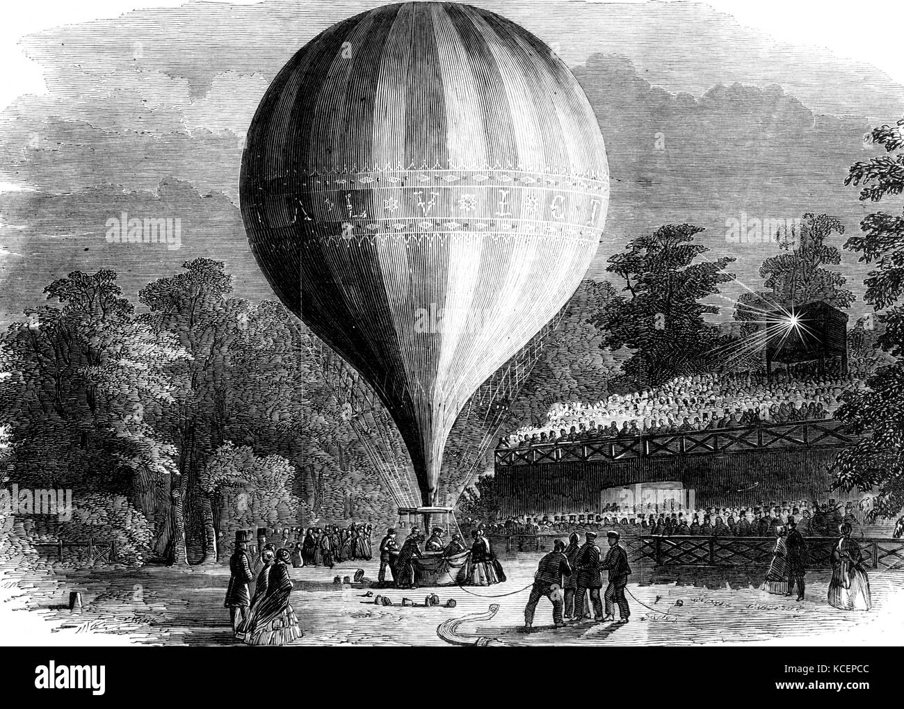 Historical hot air balloon illustration hi-res stock photography and ...