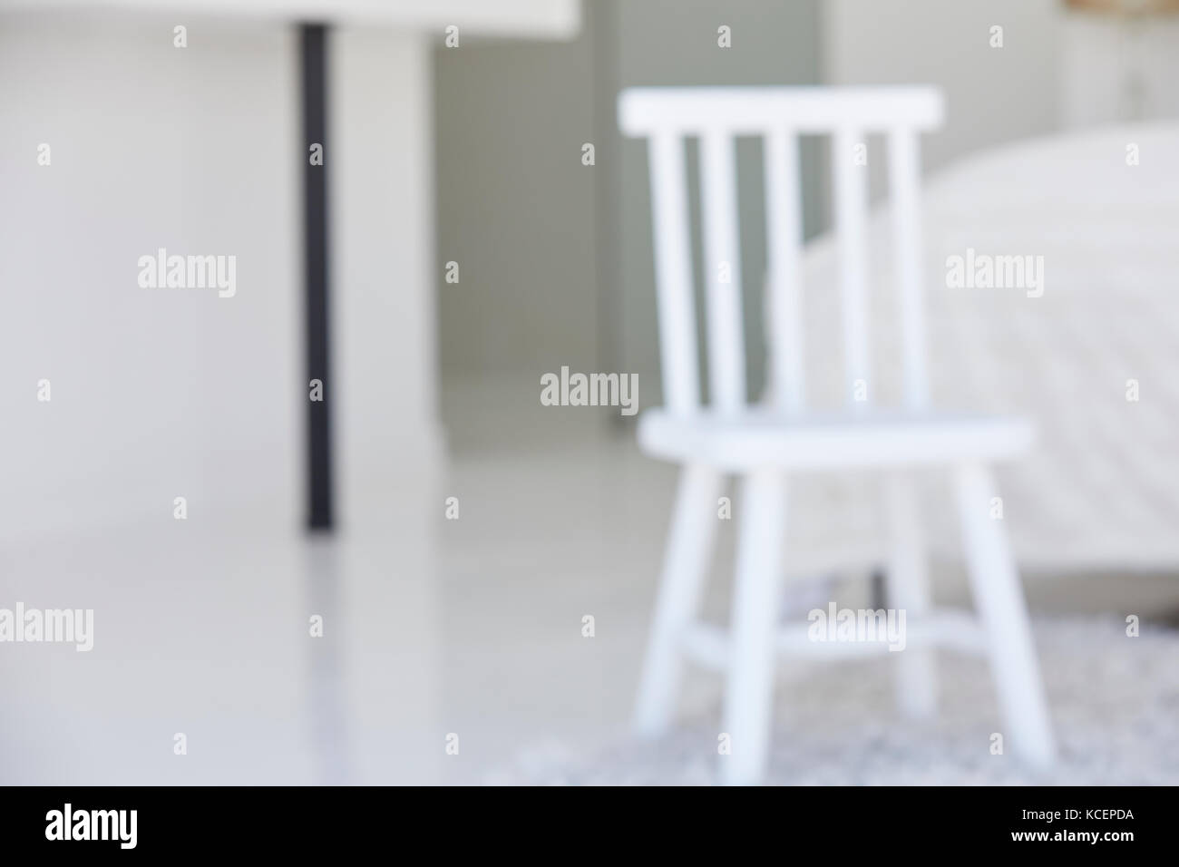 White Bedroom Chair