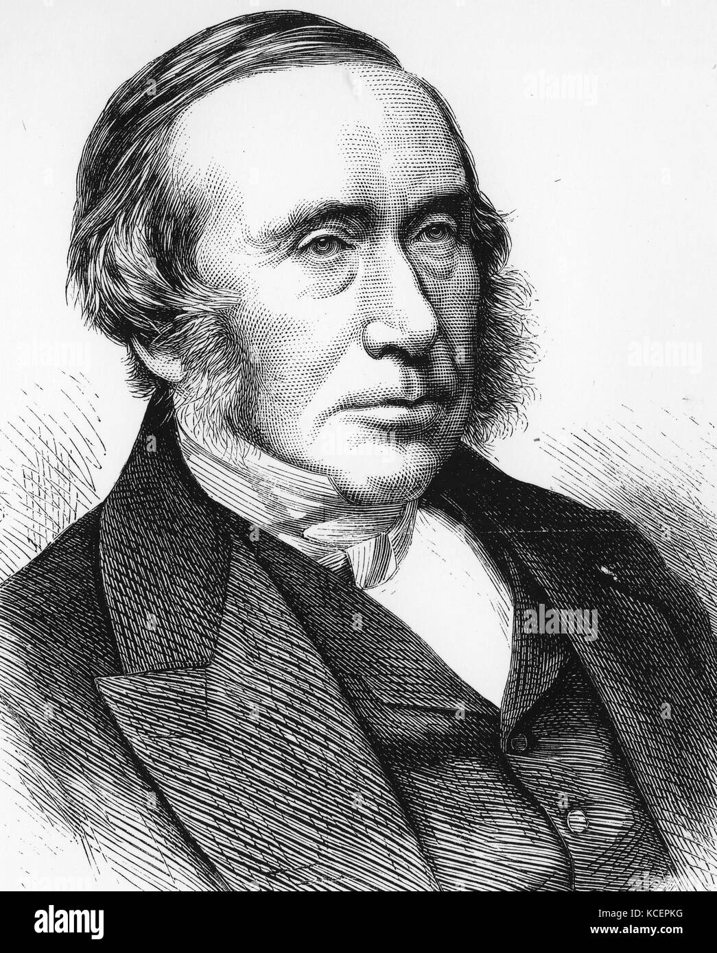 Portrait of James Syme (1799-1870) a pioneering Scottish surgeon. Dated ...