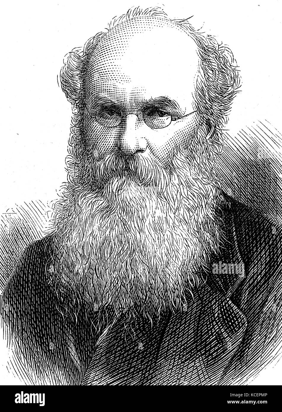 Portrait of Alexander Strange (1818-1876) a colonel and scientist ...