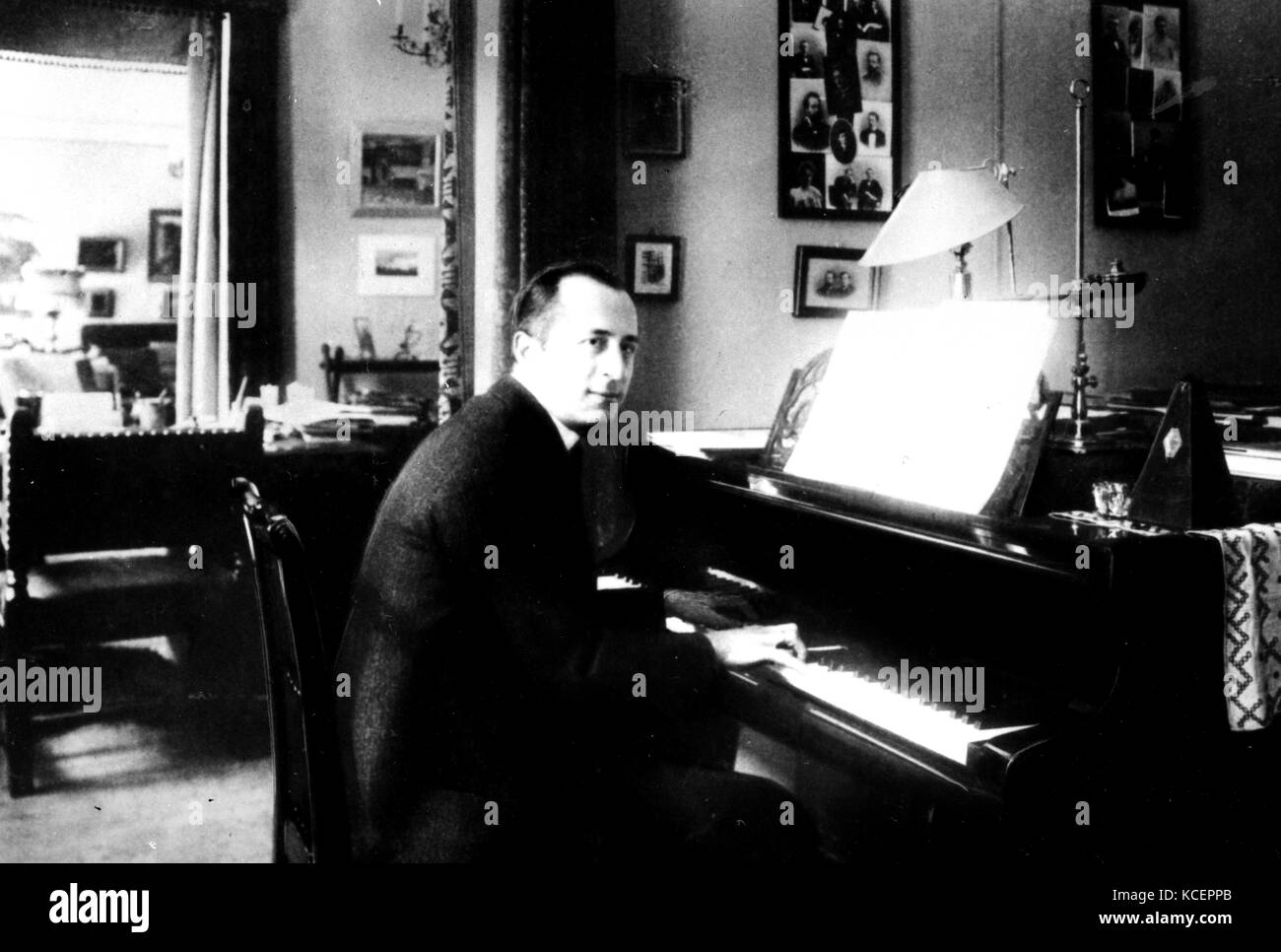 Photograph of Alexander Siloti (1863-1945) a Russian pianist, conductor ...