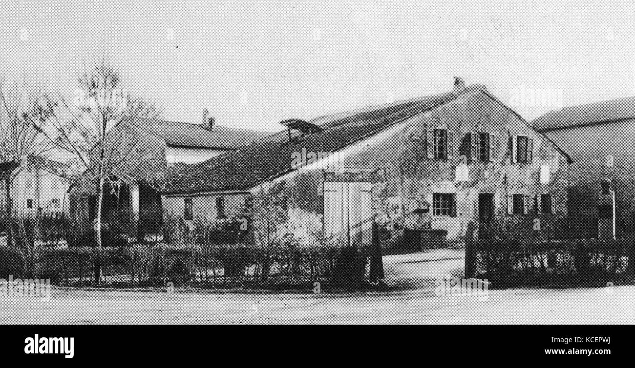 Photograph of the birthplace of Giuseppe Verdi (1813-1901) an Italian ...