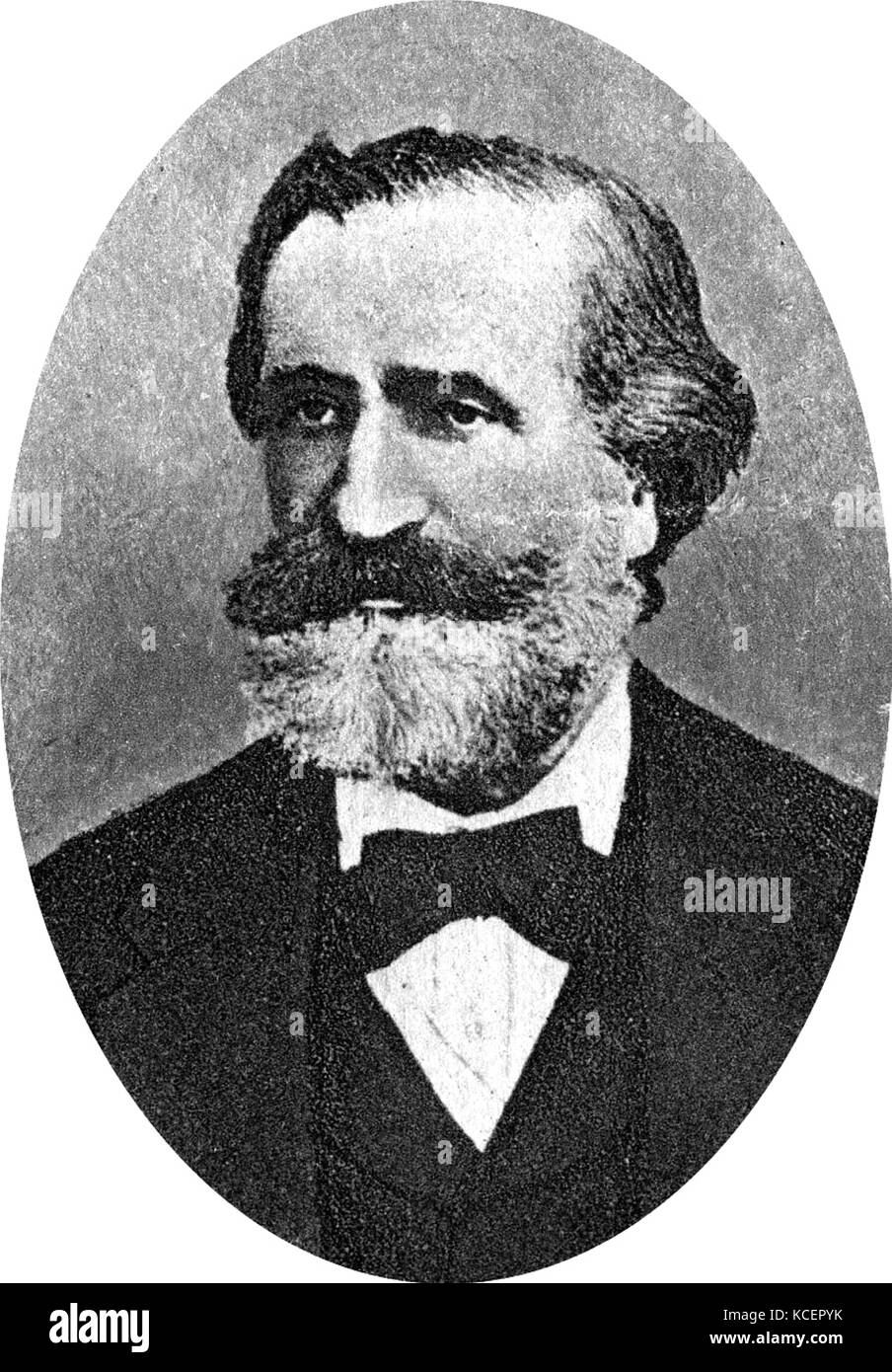 Photograph of Giuseppe Verdi (1813-1901) an Italian opera composer ...