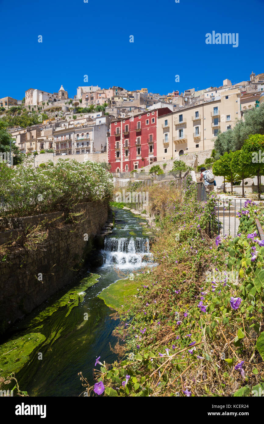 Ragusa (Sicily, Italy) - Landscape of the ancient centre of Ragusa seen ...