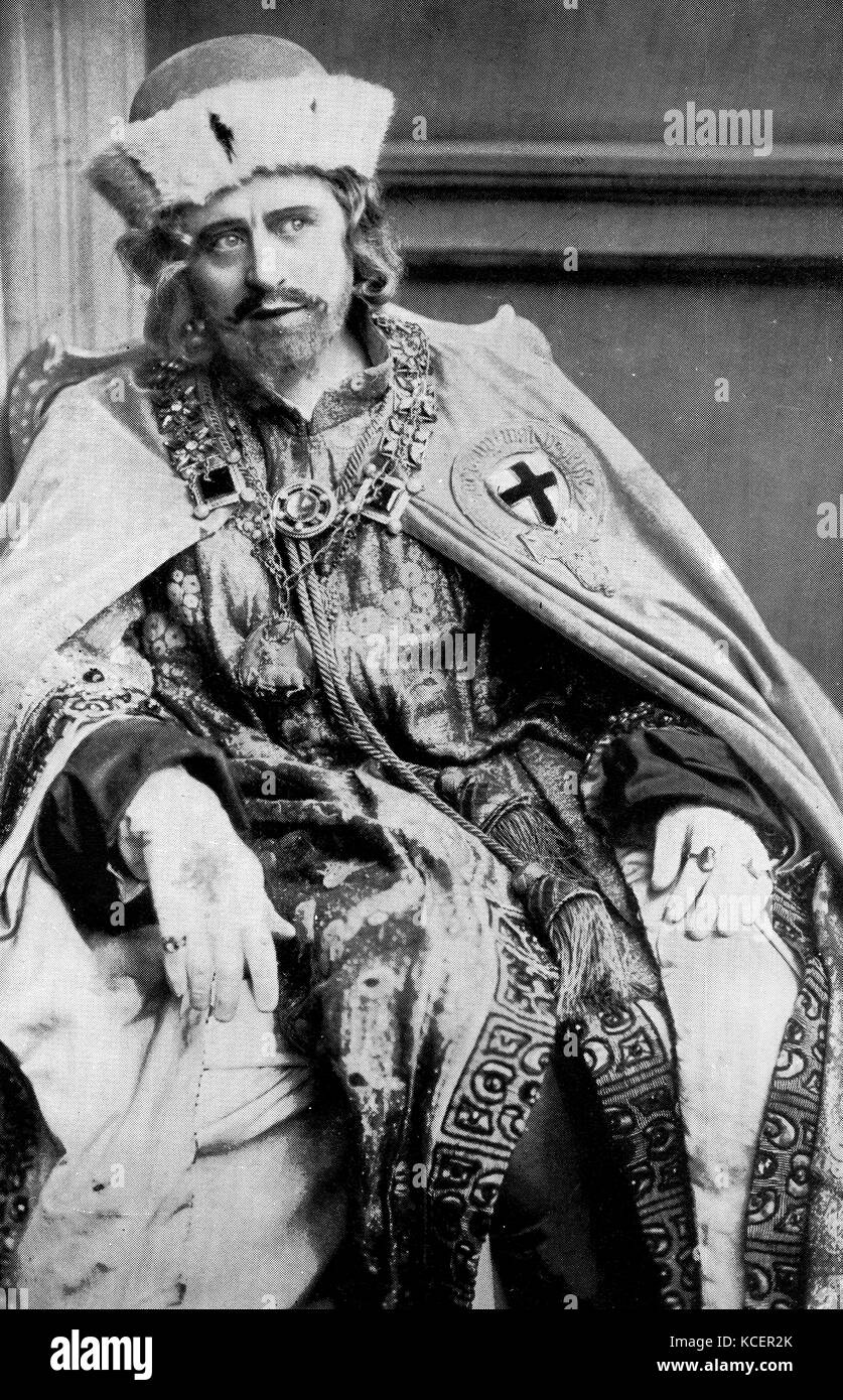 Photograph of Herbert Beerbohm Tree (1852-1917) an English actor and ...