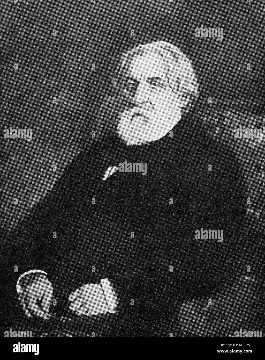 Ivan turgenev portrait Black and White Stock Photos & Images - Alamy