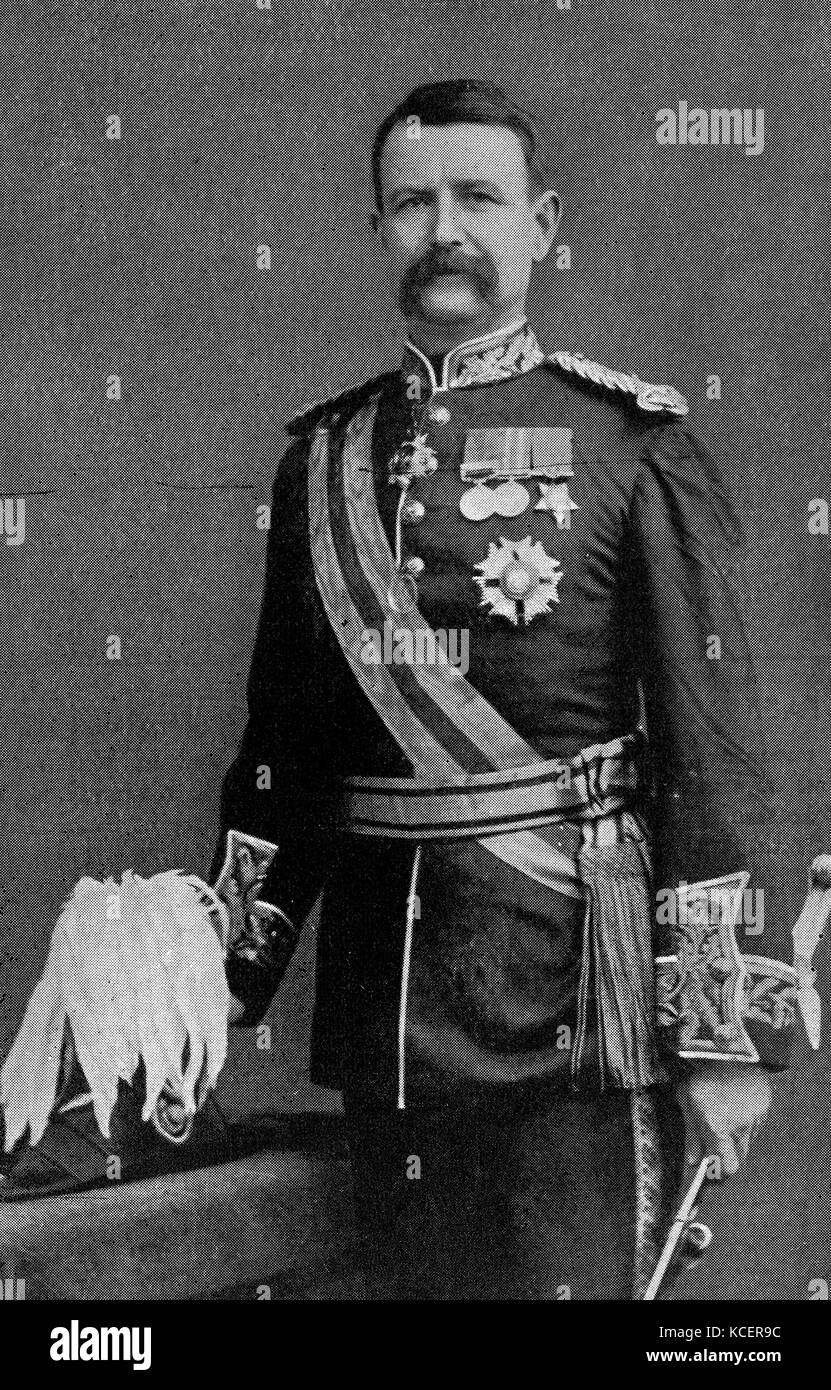 Photograph of Charles Warren (1840-1927) an officer in the British ...