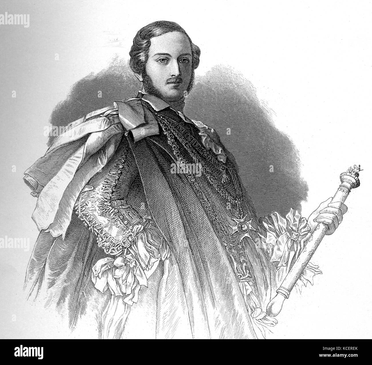 Portrait of Albert, Prince Consort (1819-1861) husband of Queen ...