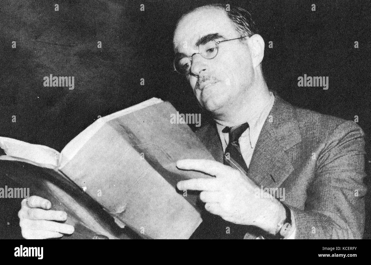 Photograph of Thornton Wilder (1897-1975) an American playwright ...