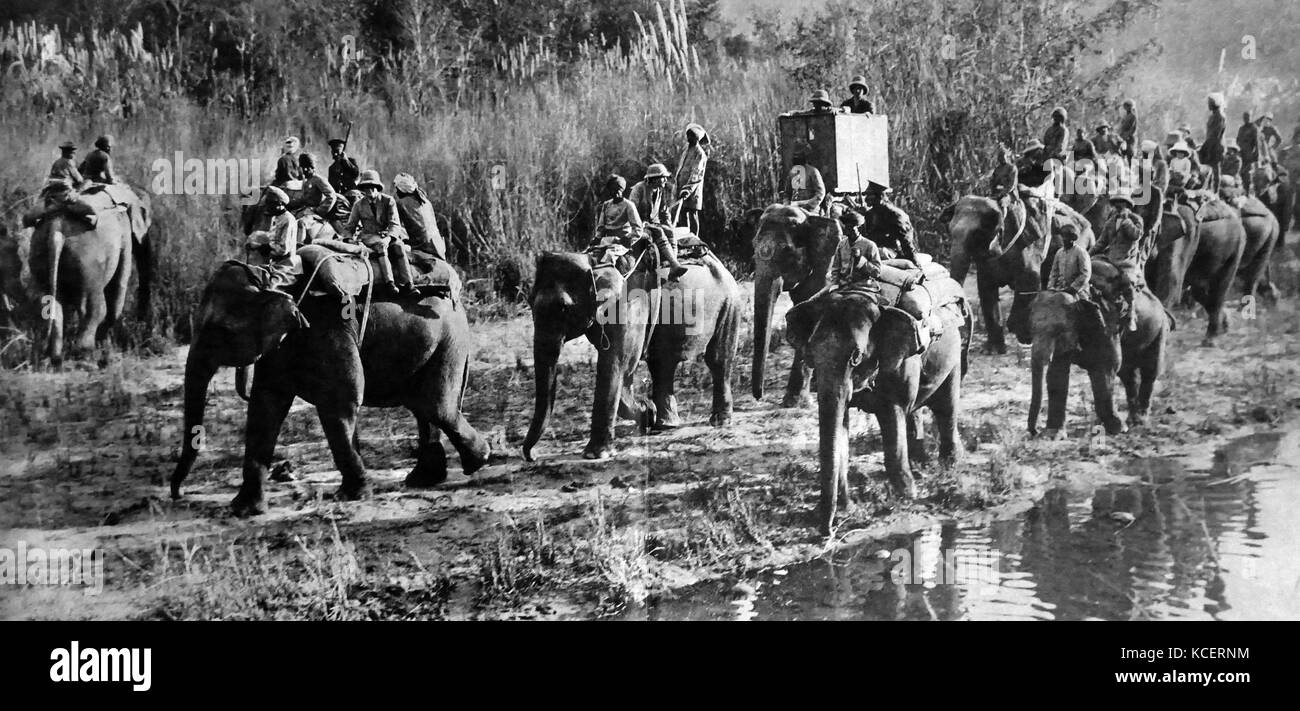 Prince Edward (later King Edward VIII hunting tigers in India 1921 ...