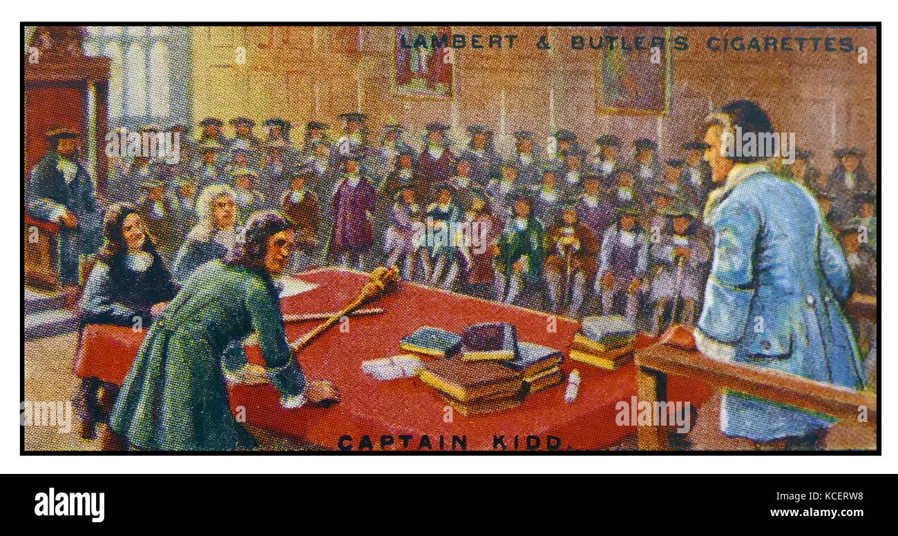 Lambert & Butler, Pirates & Highwaymen, cigarette card showing: Captain ...