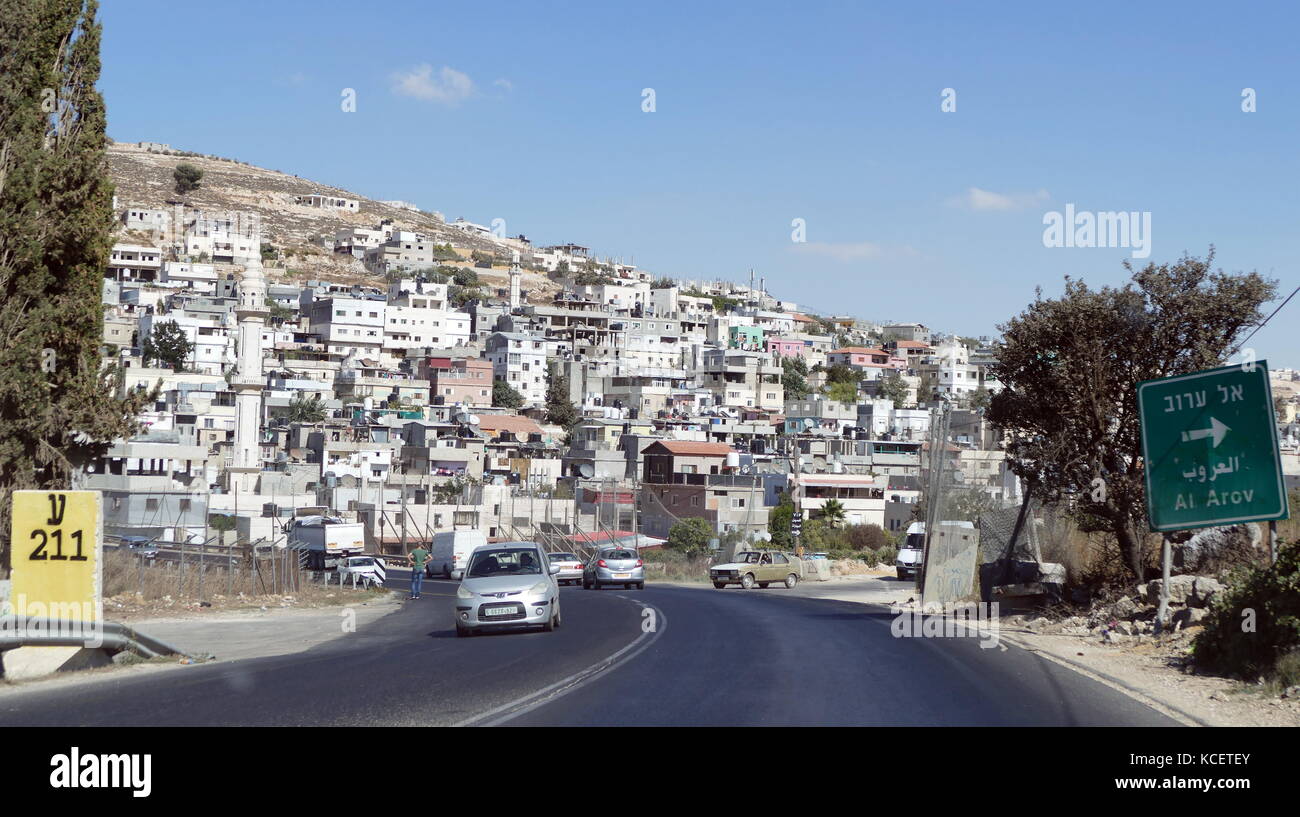 Palestinian Town, near Bethlehem, in the West Bank of Palestine 2016 ...