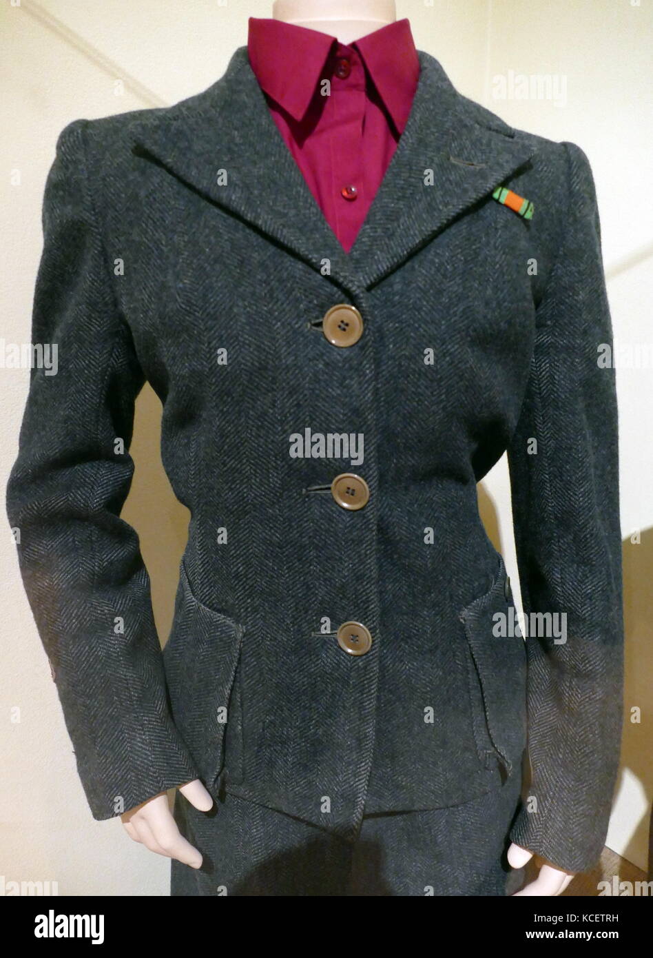 uniform, worn by Ruth Gibbs, when on duty for the Women’s Voluntary ...