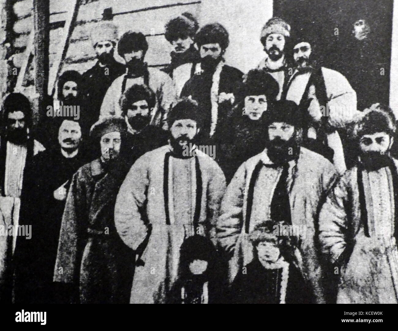 Arrested on charges supporting armed rebellion 1905 hi-res stock ...