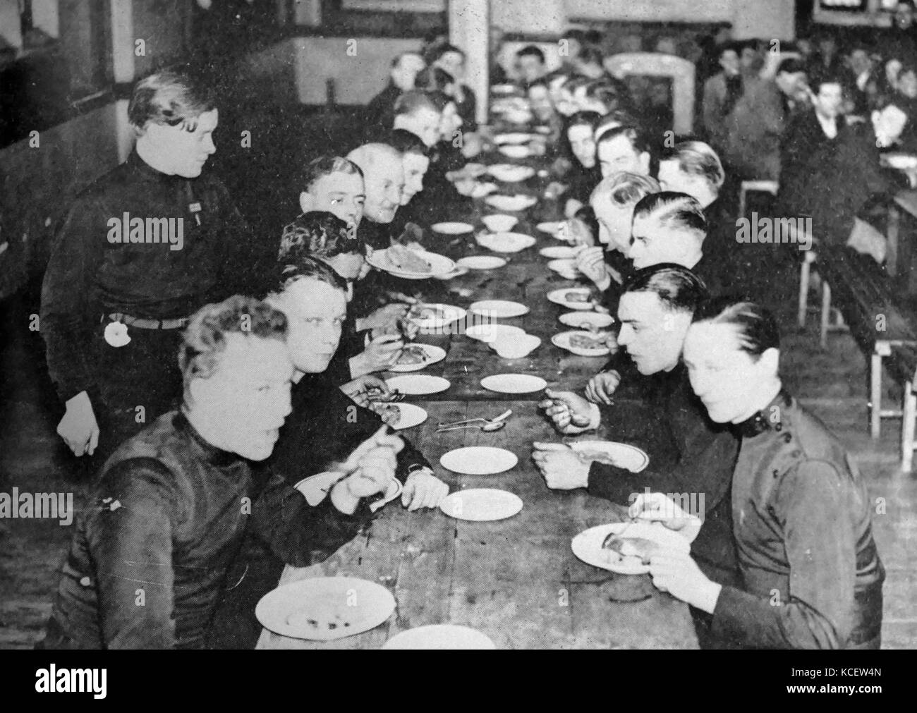 Meeting of Blackshirt, uniformed members of the BUF, London 1936. The ...