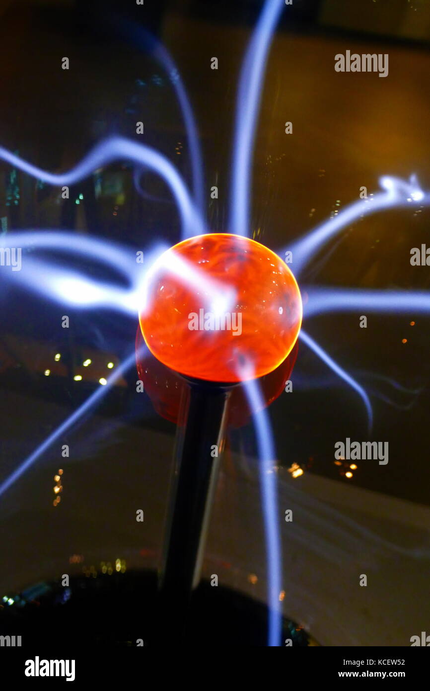 A plasma globe or plasma lamp (also called plasma ball, dome, sphere ...