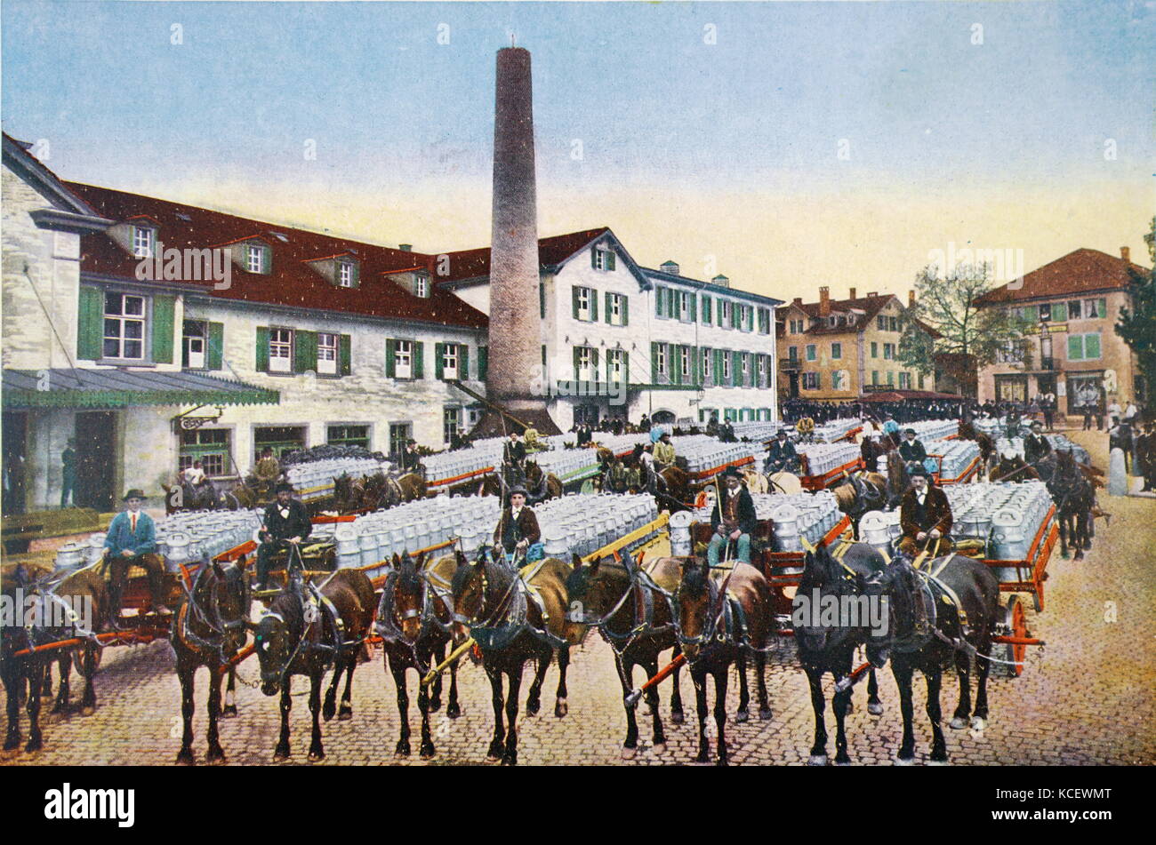 Condensed milk factory hi-res stock photography and images - Alamy