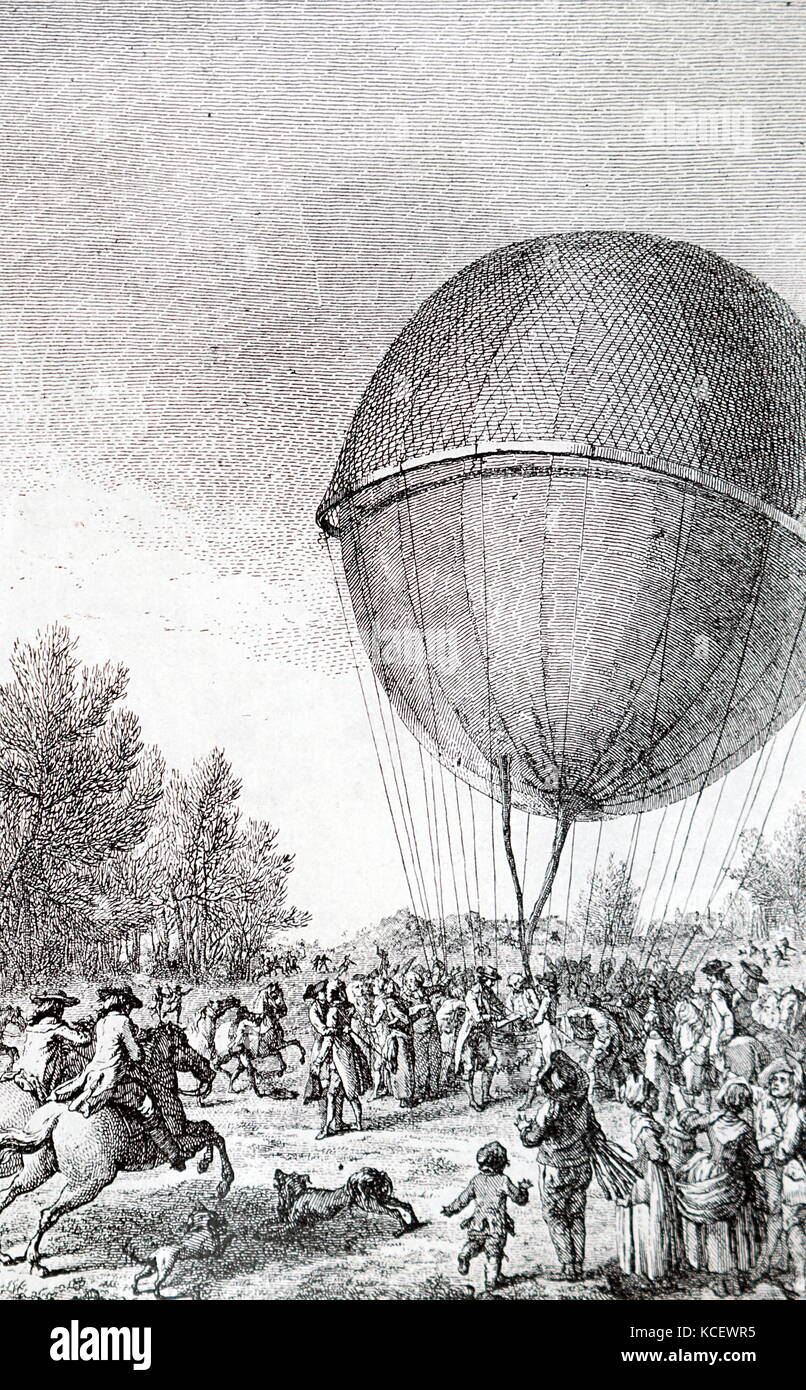 French balloonist charles hi-res stock photography and images - Alamy