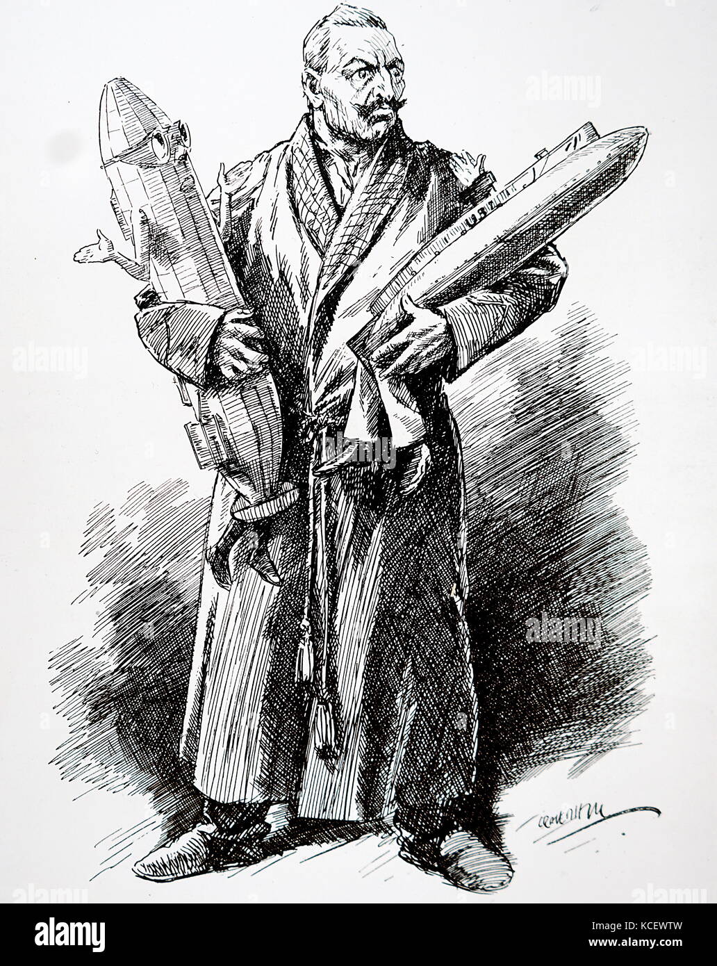 Cartoon of wilhelm ii hi-res stock photography and images - Alamy