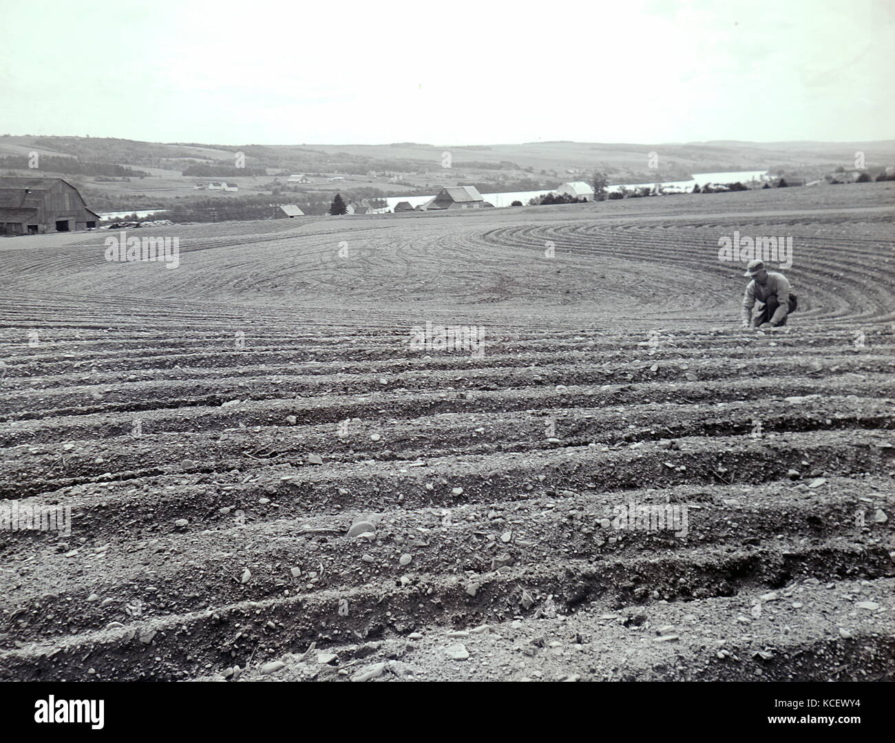 Farm and contour strip farming hi-res stock photography and images - Alamy
