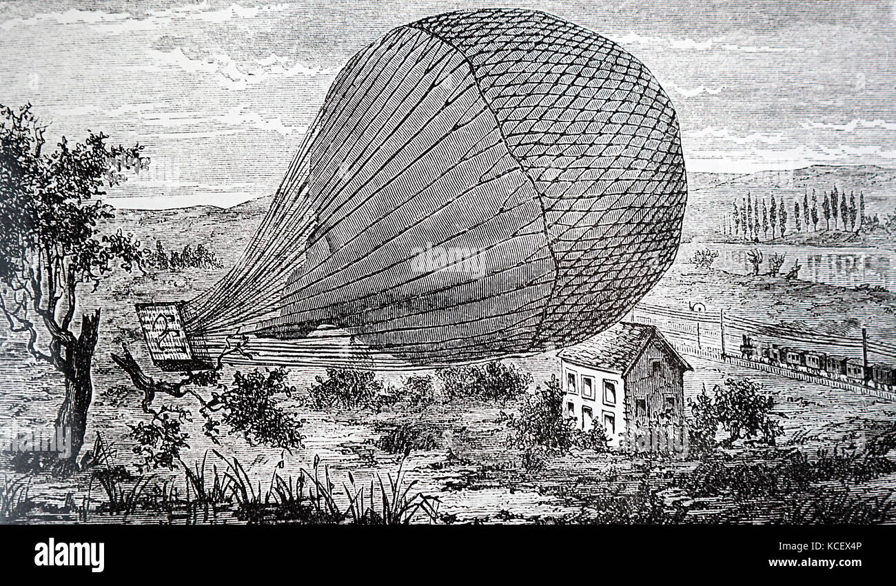 Nadar paris balloon hi-res stock photography and images - Alamy
