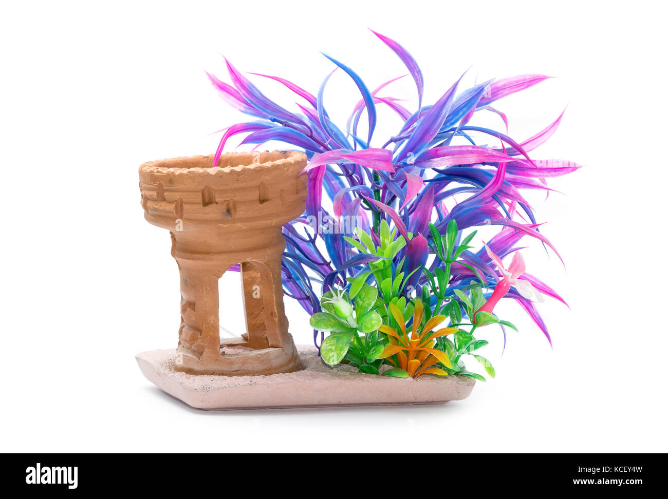 Artificail plastic water plants for aquarium decoration fish tank Stock ...