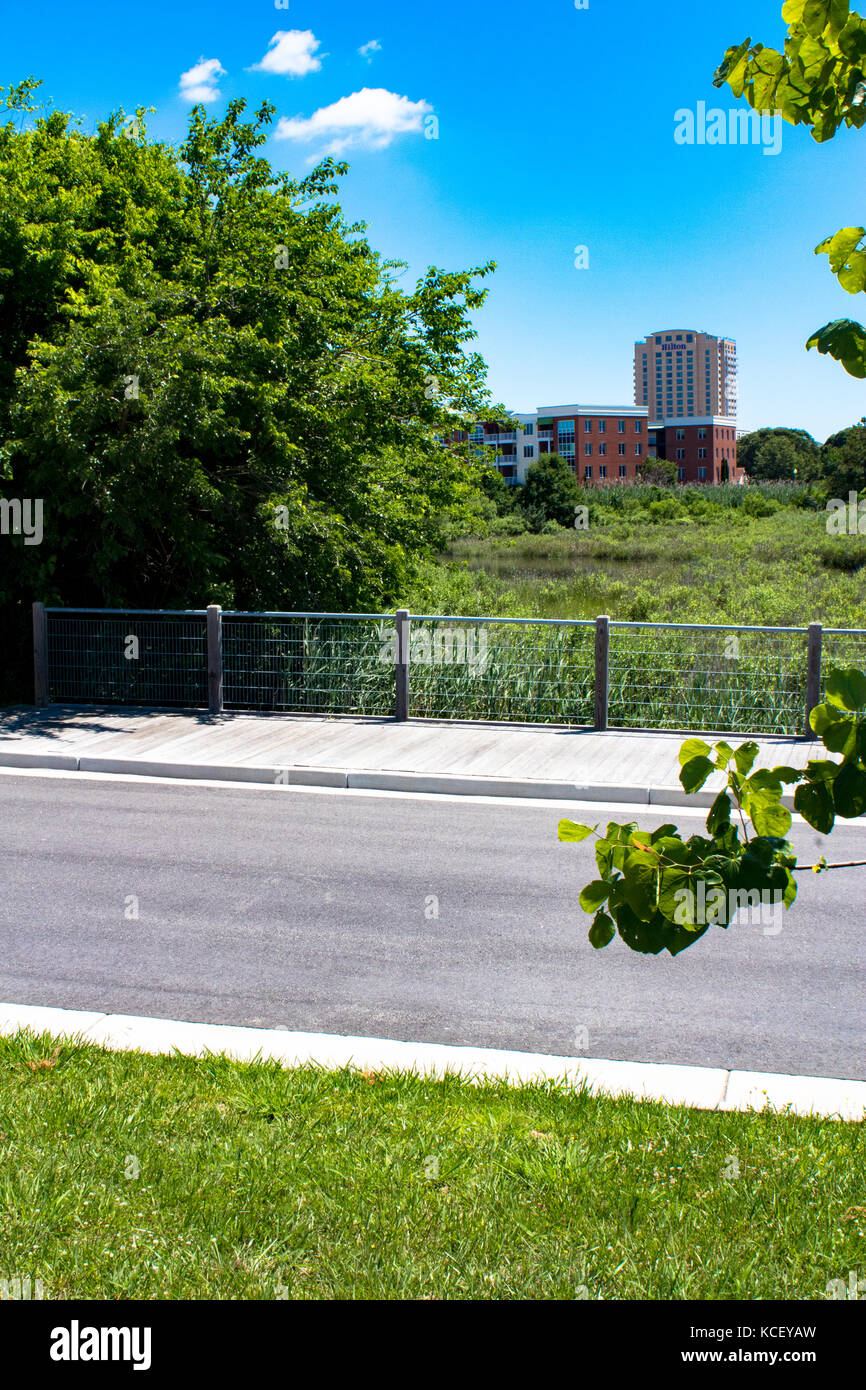 Landscape with buildings in the distance Stock Photo - Alamy