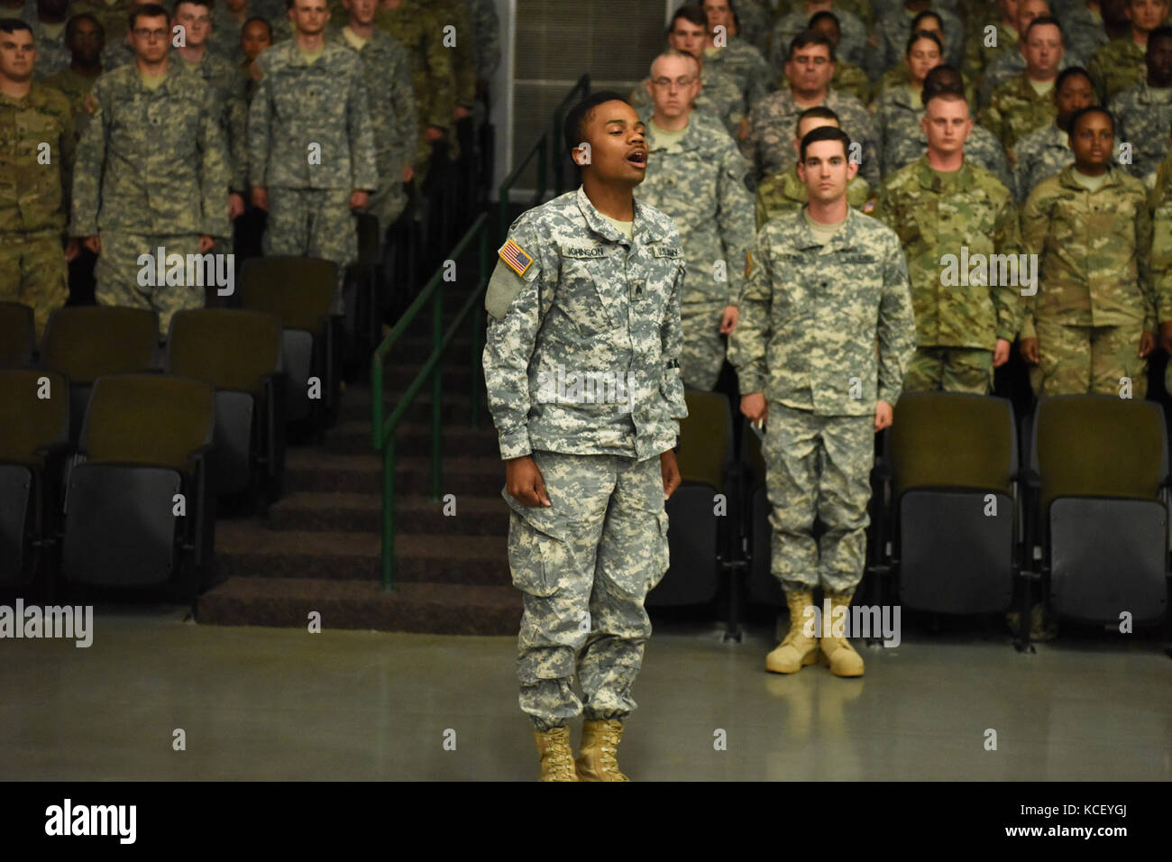 U.S. Army Sgt. Norman Johnson, Jr. with the 1230th Transportation ...