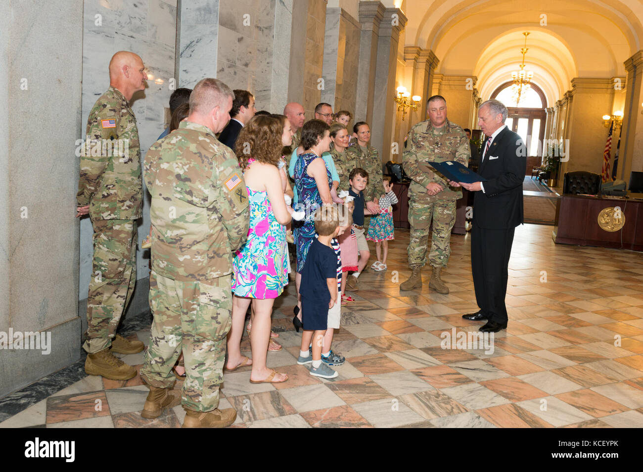 U s state governor children hi-res stock photography and images - Alamy
